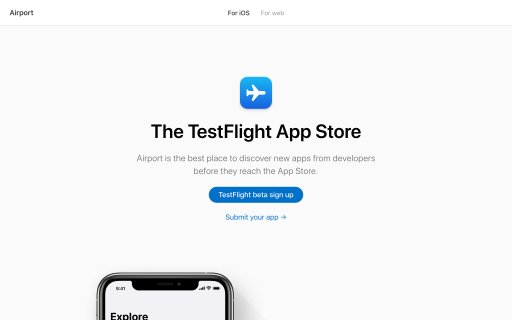 Airport — Find fast & responsive websites on SITEJOY