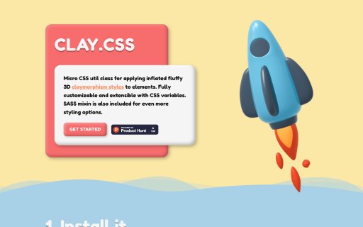 clay.css — Find fast & responsive websites on SITEJOY