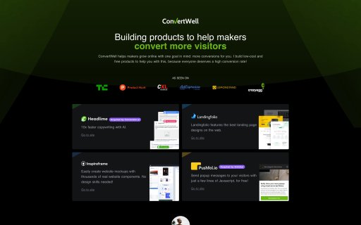ConvertWell — Find fast & responsive websites on SITEJOY