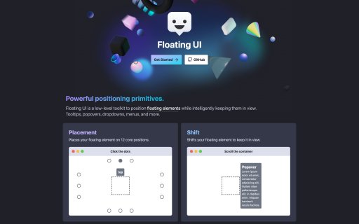 Floating Ui — Find Fast And Responsive Websites On Sitejoy