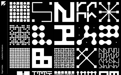 Letterform Variations — Find Fast And Responsive Websites On Sitejoy 
