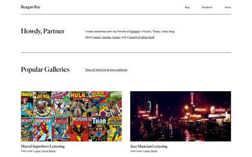 Reagan Ray — Find fast & responsive websites on SITEJOY