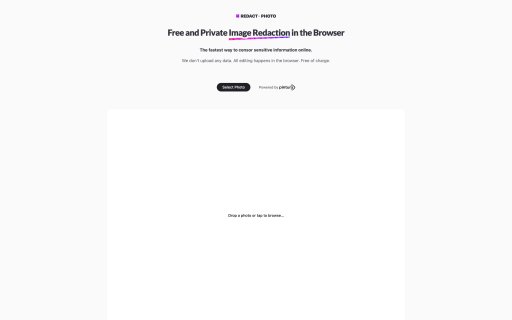 redact.photo — Find fast & responsive websites on SITEJOY