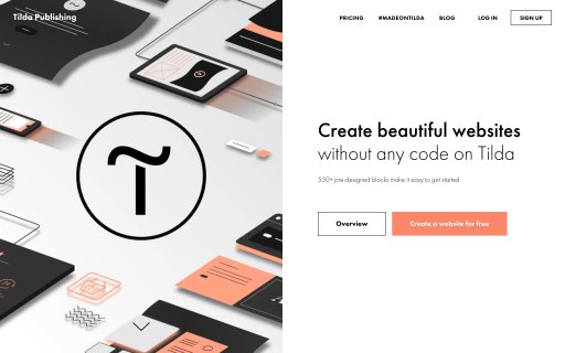 Tilda — Find fast & responsive websites on SITEJOY
